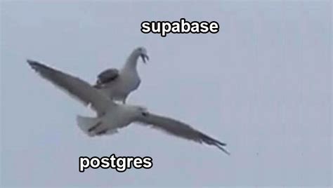 supabase on twitter we re all in on postgres read more here