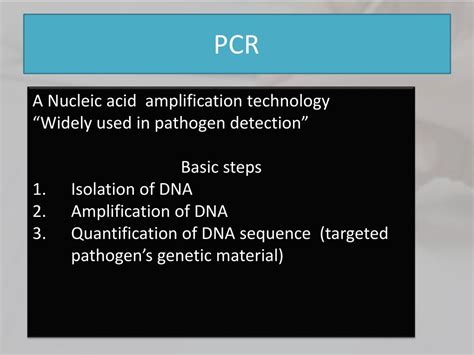 Ppt Application Of Pcr Technique In Biological Labs Powerpoint Presentation Id824980
