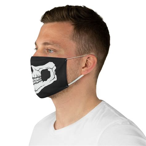 Skull Face Mask Skeleton Face Mask Halloween Face Mask Etsy