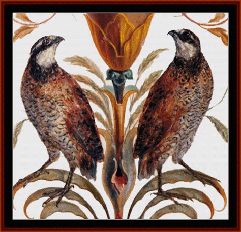 Northern Bobwhite Cross Stitch Pattern Cross Stitch Collectibles