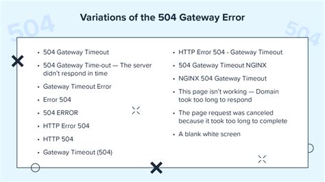 504 Gateway Timeout Error 8 Possible Fixes