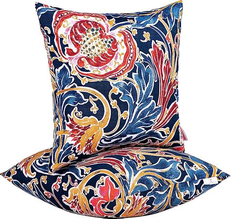 Jmgbird Outdoor Throw Pillows Waterproof Set Of 2 Patio