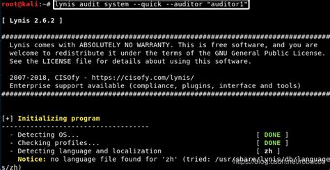 4 6 linux lynis安全审计 csdn博客