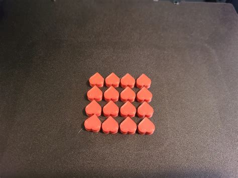 board game hearts tokens by jamesharvard77 makerworld