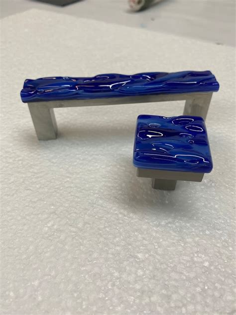 Fused Glass Cabinet Handles And Knobs Etsy