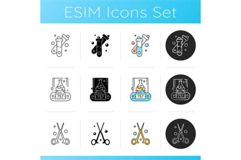 Lab Tools Icons Set Graphic By Bsd Studio Creative Fabrica