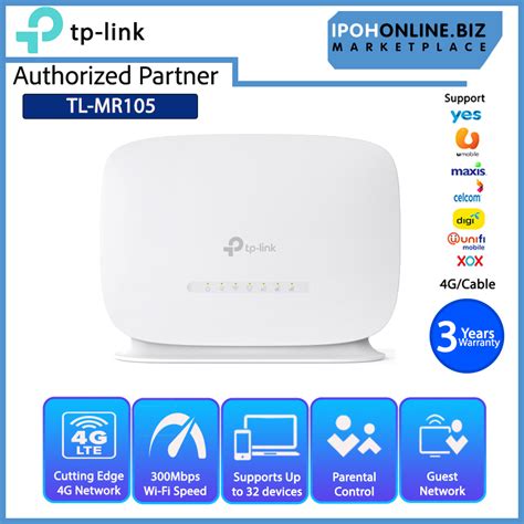 TP LINK TL MR Mbps Wi FI G LTE Router Maxis Digi Celcom Umobile Unifi Yes XOX