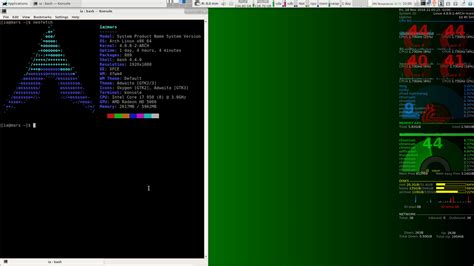Conky Archlinux Xfce4 By Lilaspastia On Deviantart