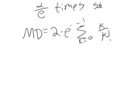 prove that in a poisson distribution with unit mean mean deviation