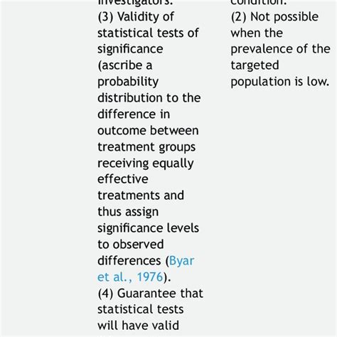 Some Advantages And Disadvantages Of Random Ized And Non Randomized