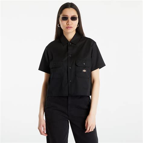 Shirts Dickies Short Sleeve Work Shirt Black Footshop