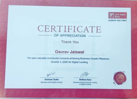 Gaurav Jaiswal On Linkedin Idfcfirstbank