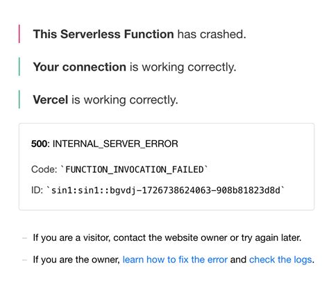 preview branch error help vercel community