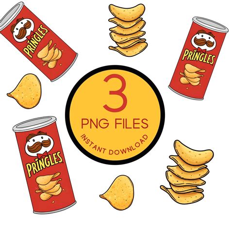 Pringles Chips Clipart 3 Png Files Pringles Illustration Vector