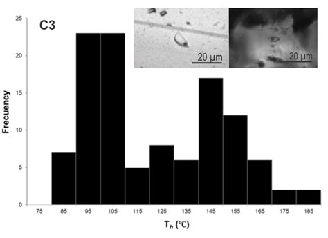 Histogram Of The Homogenization Temperatures T H Of Primary Download Scientific Diagram