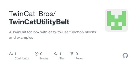 GitHub TwinCat Bros TwinCatUtilityBelt A TwinCat Toolbox With Easy To Use Function Blocks And