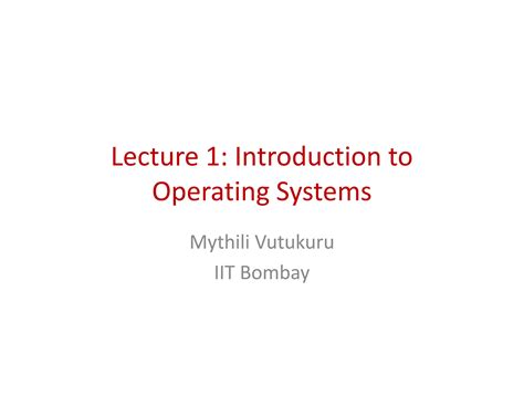 lecture1 details of operating system abraham silberchatz | PDF | Operating Systems | Computer ...