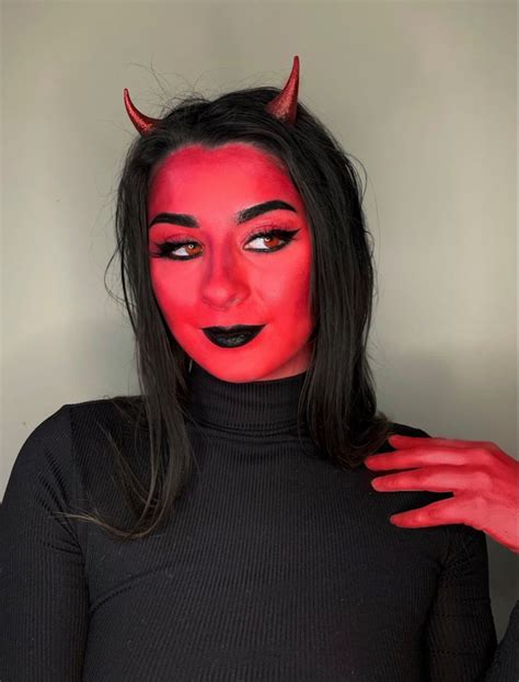 Red Devil Makeup Devil Makeup Makeup Halloween Makeup Looks