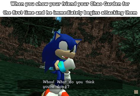 Sonic Chao Memes Which Is The Better Garden Sonicthehedgehog