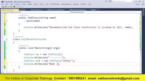 How To Call Base Class Constructor From Derived Class In C Video Dailymotion