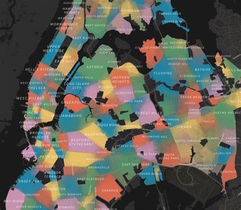 An Extremely Detailed Map Of New York City Neighborhoods