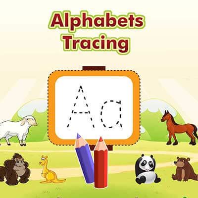 Free Letter Tracing Games Abc Learning For Kindergartens