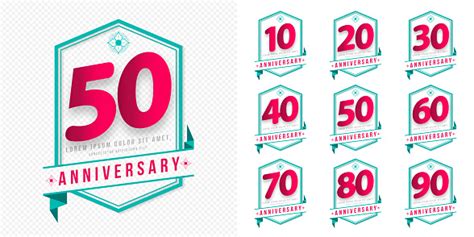 주년 기념 엠 블 럼의 설정 기념일 템플릿 디자인 웹 게임에 대 한 크리에이 티브 포스터 소책자 전단지 전단지 잡지 초대 카드