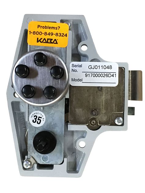 Simplex Auxillary Pushbutton Lock