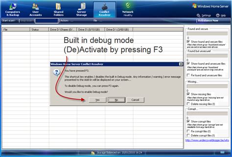 Add In Windows Home Server Conflict Resolver 11