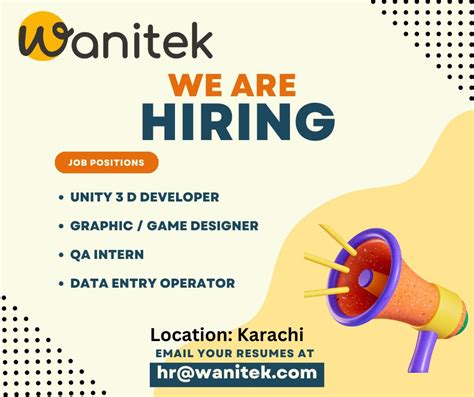 Wanitek On Linkedin Hiring Unity 3d Developer Game Designer Graphic