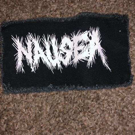 Nausea Crust Punk Patch Depop