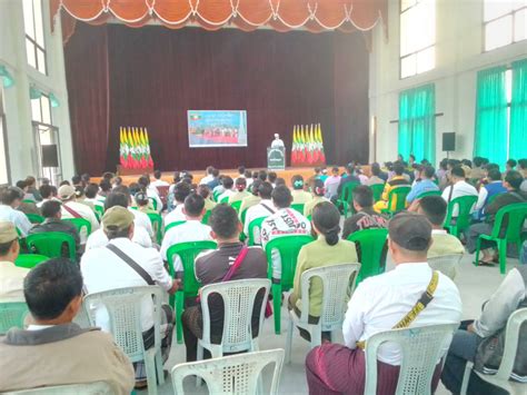 လှိုင်သာယာ အနောက်ပိုင်း မြို့နယ်၊ မြို့နယ်ခန်းမတွင် ၇၆ နှစ်မြောက် ပြည်ထောင်စုနေ့ အခမ်းအနားက