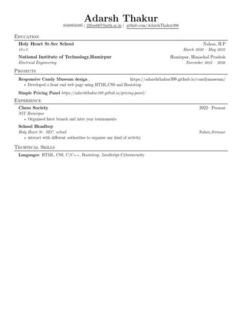 Jake S Resume Pdf