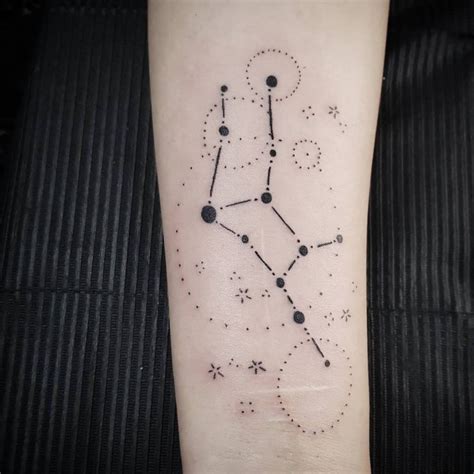 Virgo Constellation Tattoo