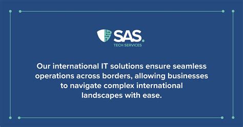 Sas Tech Services On Linkedin Globalitmanagement Seamlessoperations Sastech