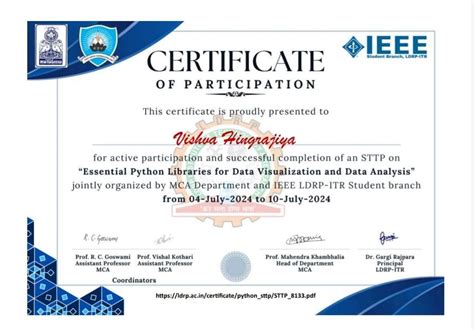 Python Datascience Professionaldevelopment Vishva Hingrajiya