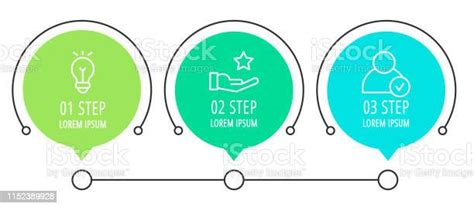 현대 선 벡터 일러스트입니다 3 개의 요소 섹터 아이콘이 있는 인포 그래픽 서클 템플릿입니다 비즈니스 프리젠테이션 웹 디자인 워크플로우 레이아웃 3 단계로 구성 된 도표를