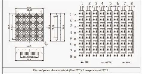Arduino 8x8 LED Matrix Pinout Guide