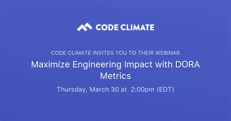 Devops Research And Assessment Dora On Linkedin Maximize Engineering Impact With Dora Metrics