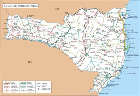Mapa De Santa Catarinaminuto Ligado