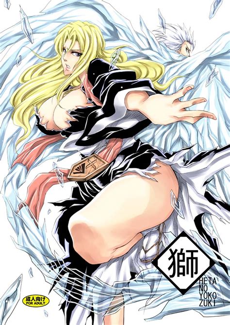 Matsumoto Rangiku And Hitsugaya Toushirou Bleach Drawn By Dunga