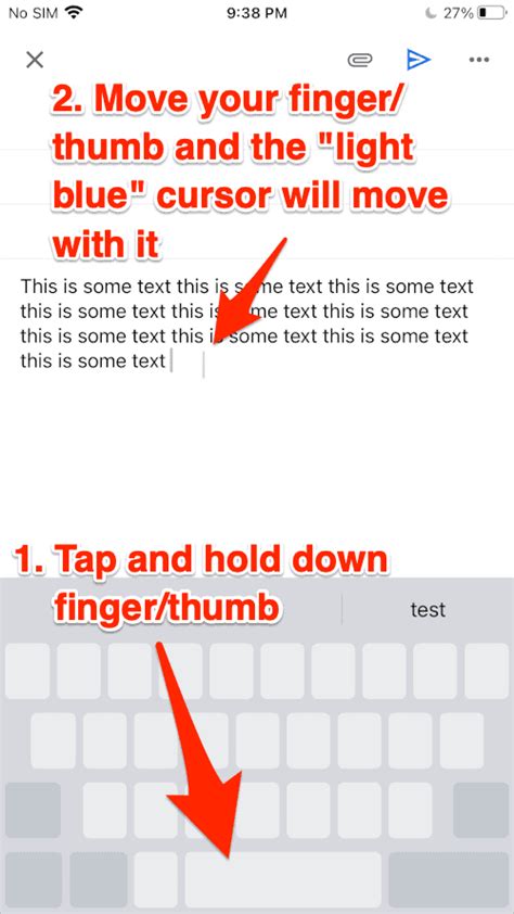 How To Accurately Move The Cursor On Your IPhone Or IPad Simple Help