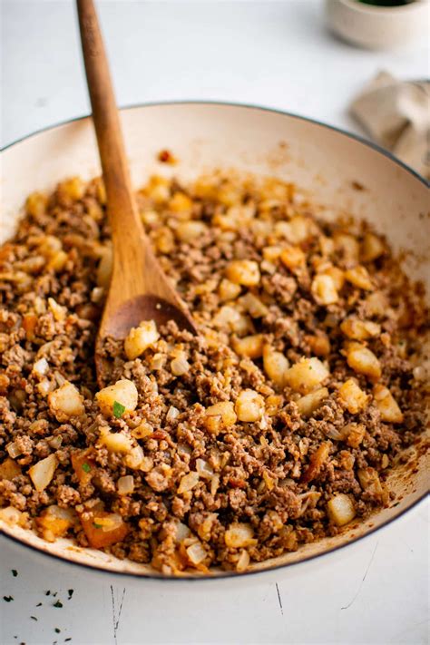 Ground Beef And Potatoes The Forked Spoon