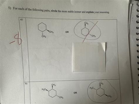 Solved 5 For Each Of The Following Pairs Circle The More