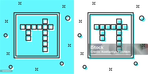 녹색과 흰색 배경에 격리 된 검은 줄 빙고 아이콘 미국 빙고 게임 복권 임의동적 모양 벡터 가능성에 대한 스톡 벡터 아트 및 기타 이미지 Istock