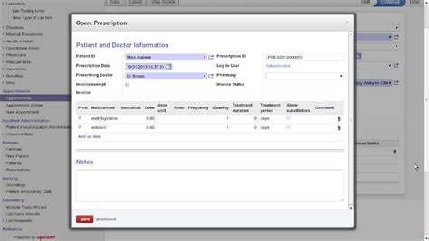 Odoo Openerp 7 Veterinary Medical Module Pragmatic Techsoft