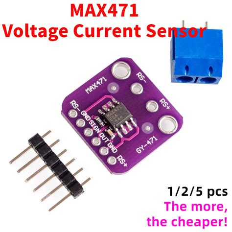 125pcs Max471 Voltage Current Sensor Module For Arduino Avr Tester
