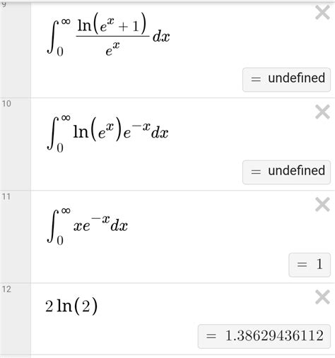 Limits Of Numerical Calculation Of Definite Integrals Rdesmos