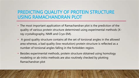 Ramachandran Plot PPTX