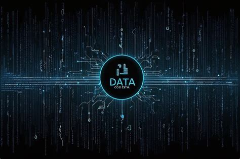 premium photo technology background big data concept binary computer